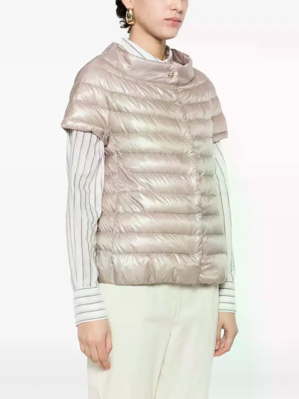 Herno Cleofe Quilted Puffer Jacket - Neutrals
