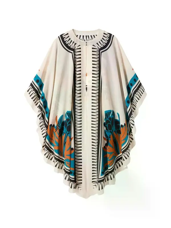 La DoubleJ Floral Print Cape