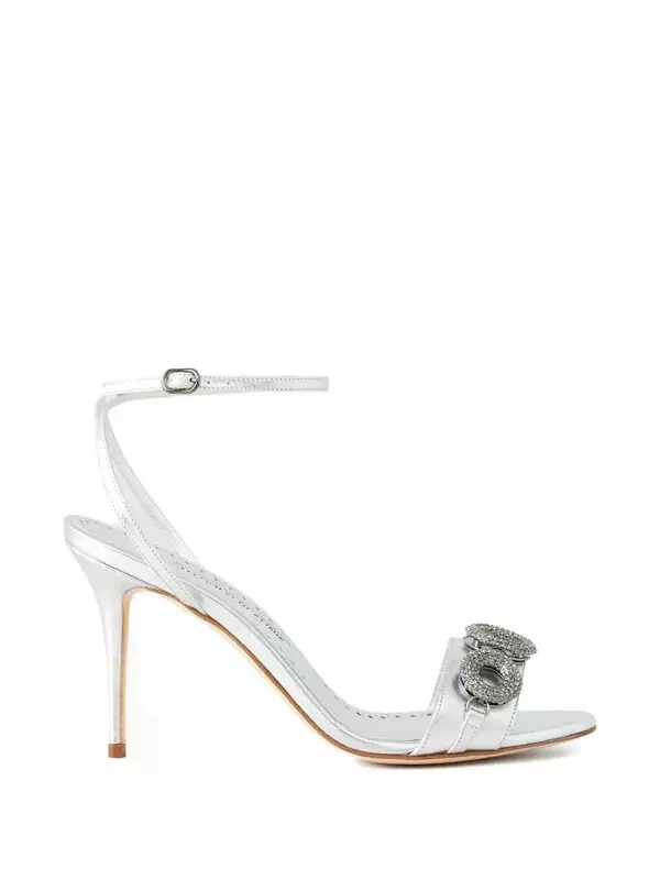 Manolo Blahnik Crystal-embellished Sandals