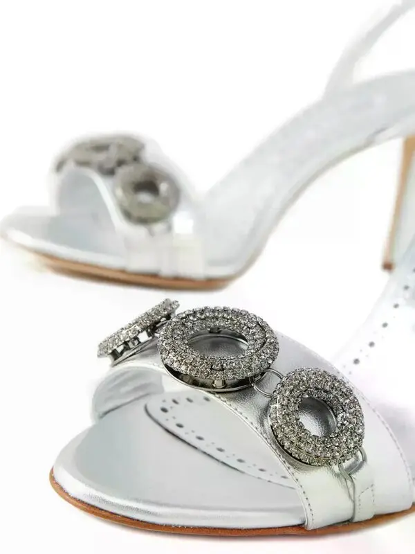 Manolo Blahnik Crystal-embellished Sandals