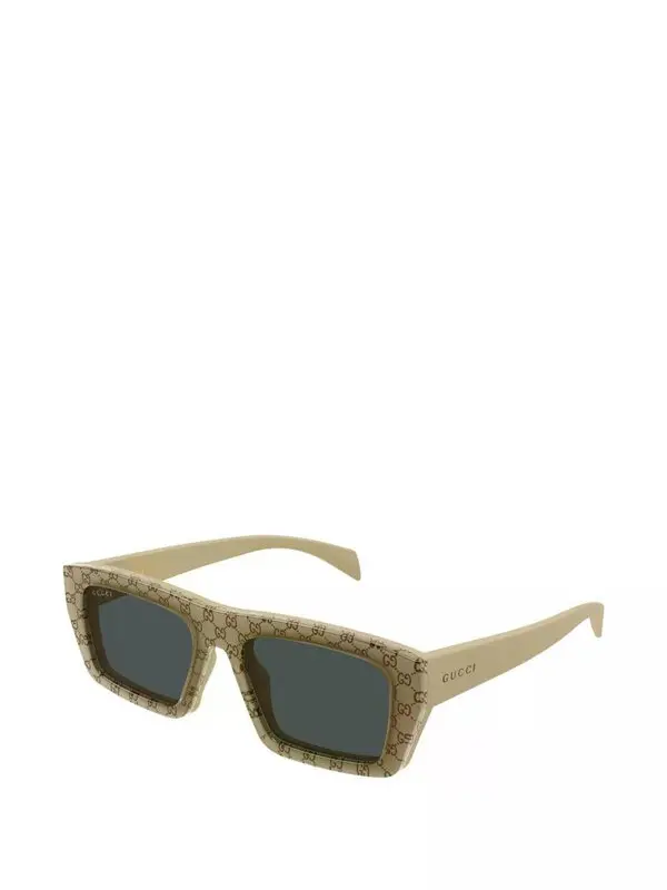 Gucci Square-frame Pattern Sunglasses