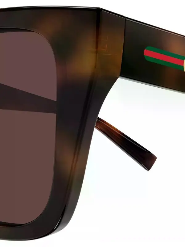 Gucci Geometric-frame Sunglasses