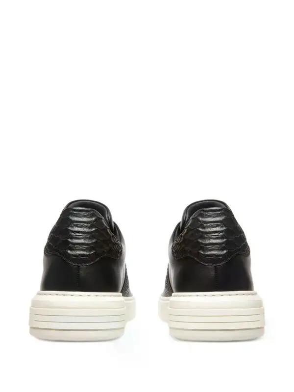 Bally Mattye Croc-print Leather Sneakers
