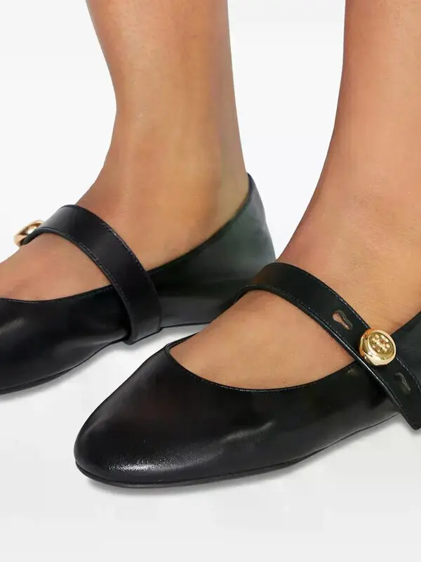 Tory Burch Strap Detail Flat Shoes