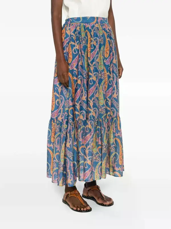 Etro Paisley-print Maxi Skirt