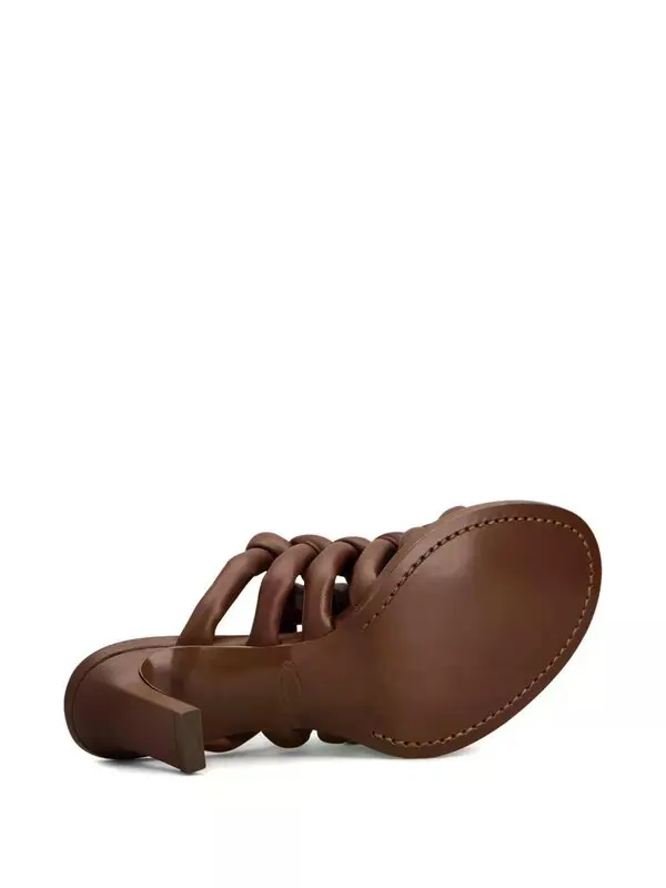 TOD'S Intreccio-design Heeled Sandals