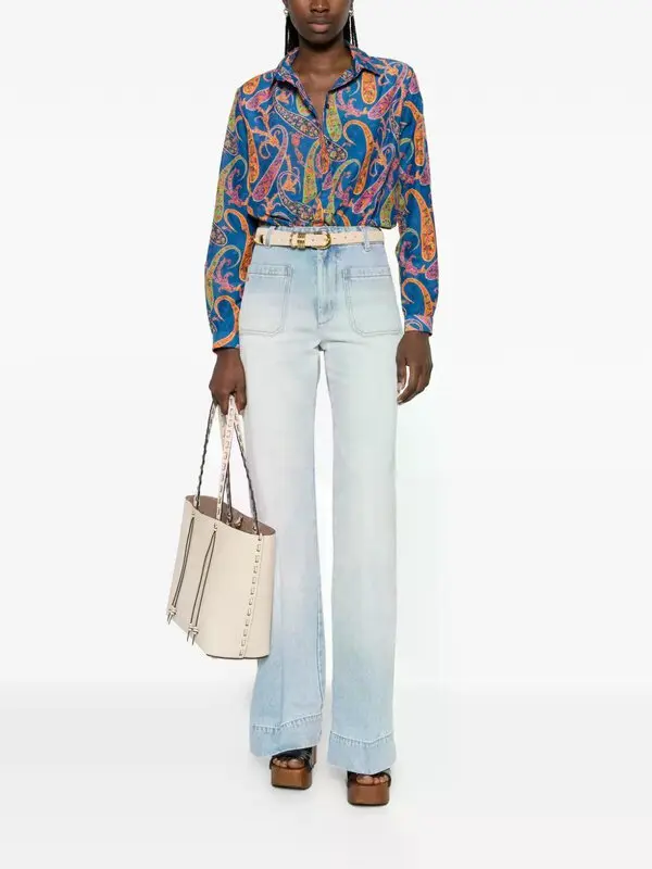 Etro Paisley Print Long Sleeve Shirt