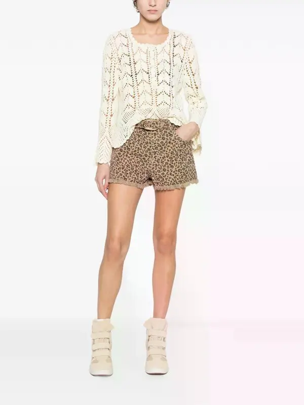 TWINSET Leopard-pattern Shorts
