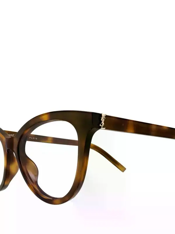 Saint Laurent Cat-eye Glasses - Brown