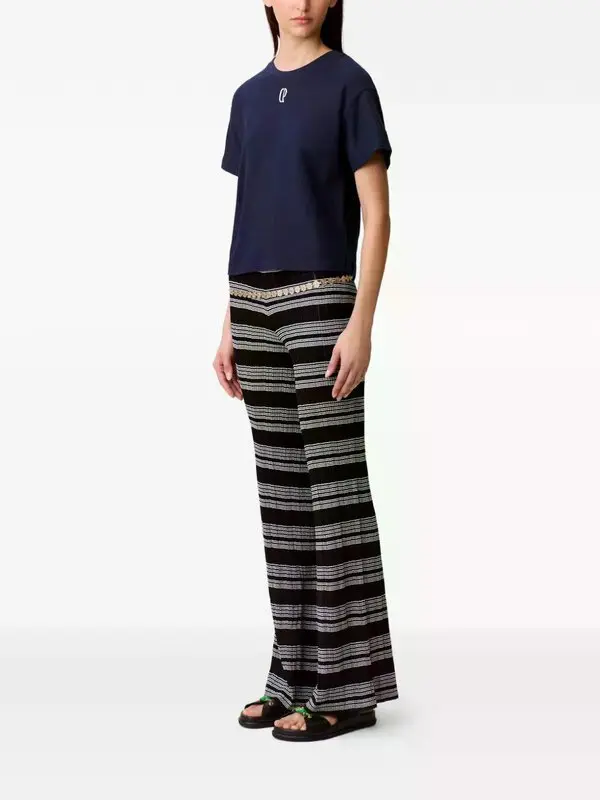 Claudie Pierlot Embroidered Cotton T-shirt