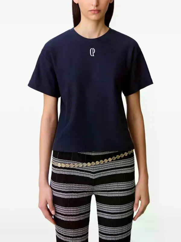 Claudie Pierlot Embroidered Cotton T-shirt