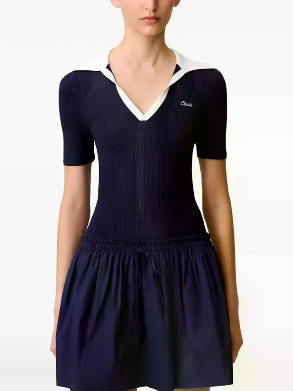 Claudie Pierlot A-line Mini Dress - Blue