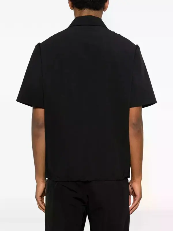 Moncler Zip-fastening Drawstring-hem Polo Shirt