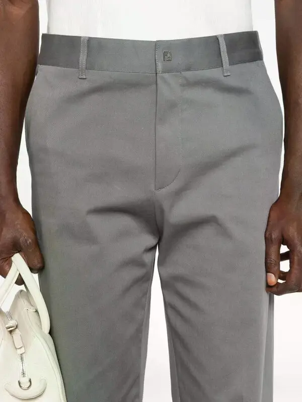 Fendi Logo-detail Trousers