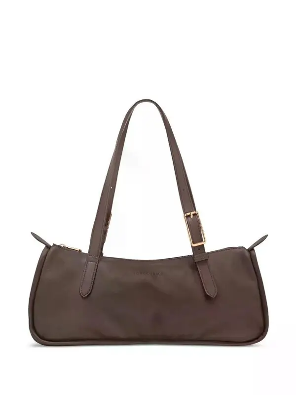Longchamp Buckle-strap Shoulder Bag - Brown