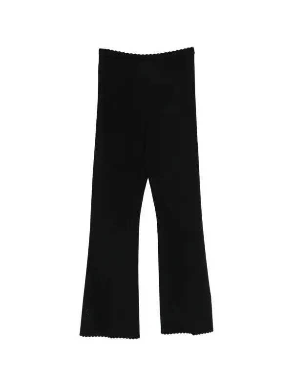 TWINSET Scalloped-trim Trousers