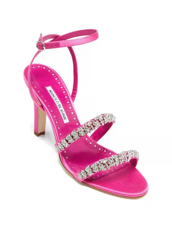 Manolo Blahnik Vedada Embellished Sandals