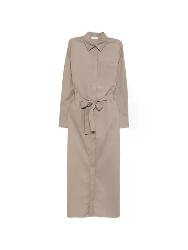 Peserico Tie-waist Shirt Dress