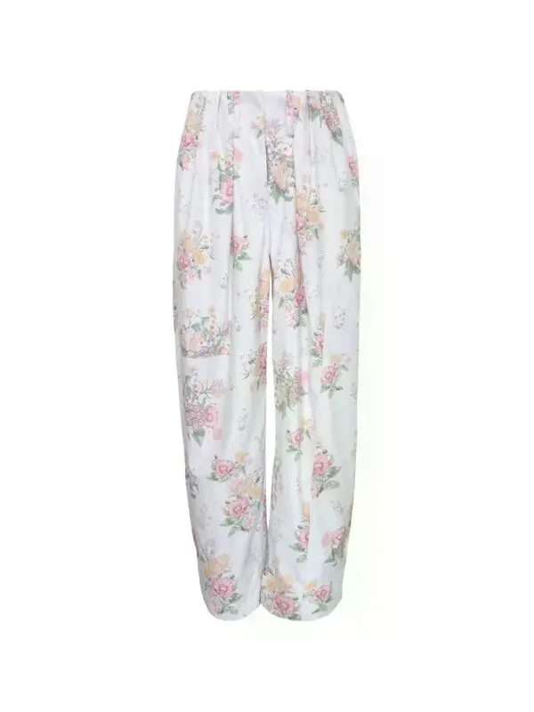 OPEN YY Floral-print Trousers