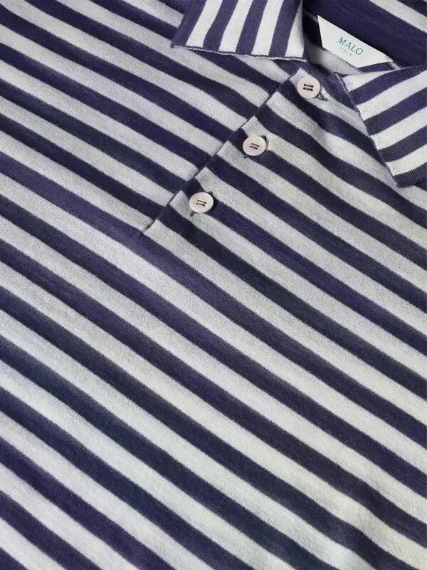 Malo Striped Polo Shirt