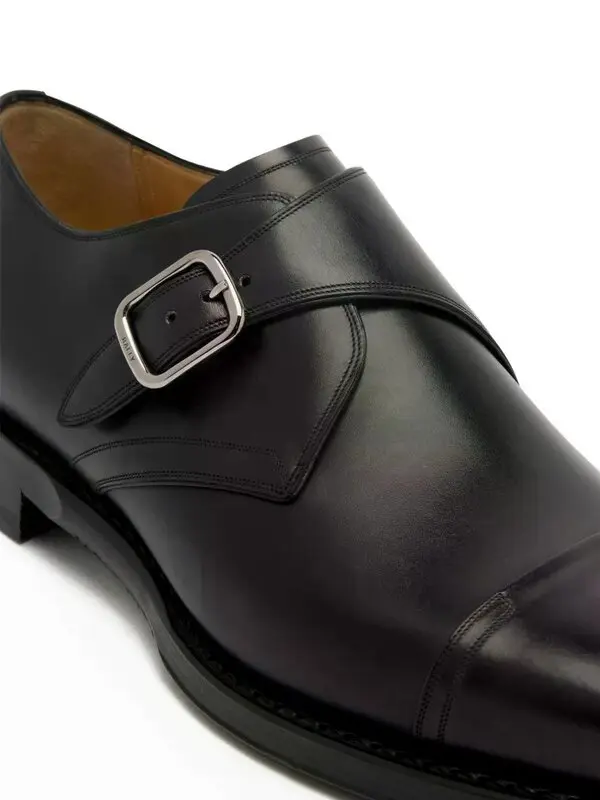 Bally Leather Monk Shoes