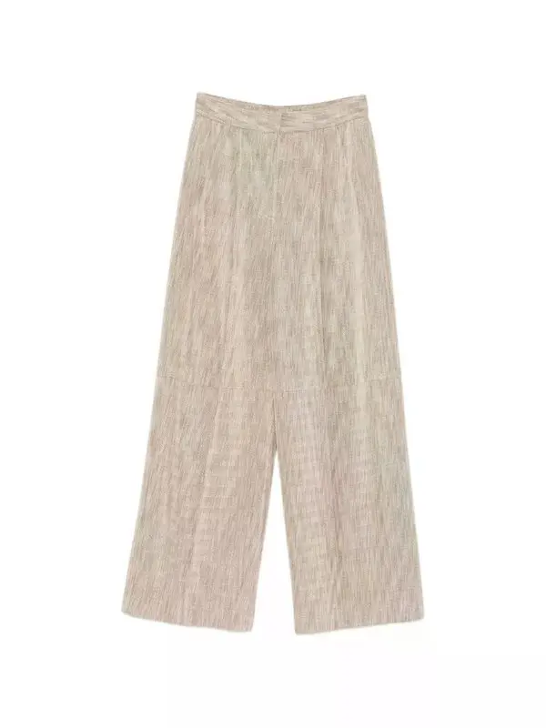 Giorgio Armani Textured Wide Leg Trousers