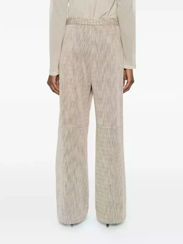Giorgio Armani Textured Wide Leg Trousers