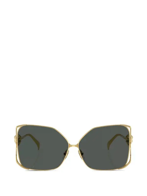 Versace Medusa Square-frame Sunglasses - Gold