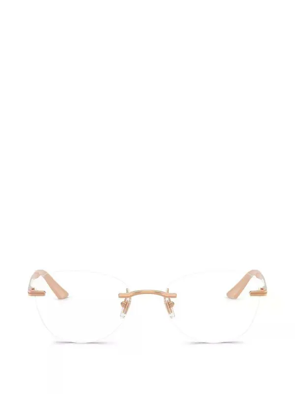 Versace Rimless Glasses - Pink