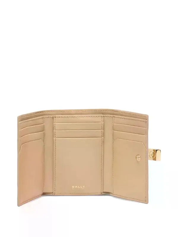 Bally Lock Me Grained-leather Wallet