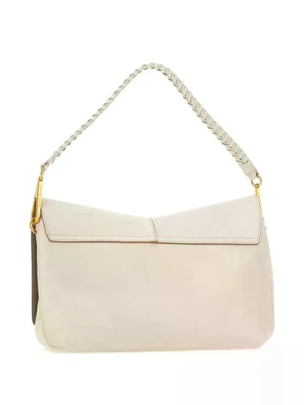 GIANNI CHIARINI Diva Braided-handle Shoulder Bag - Neutrals