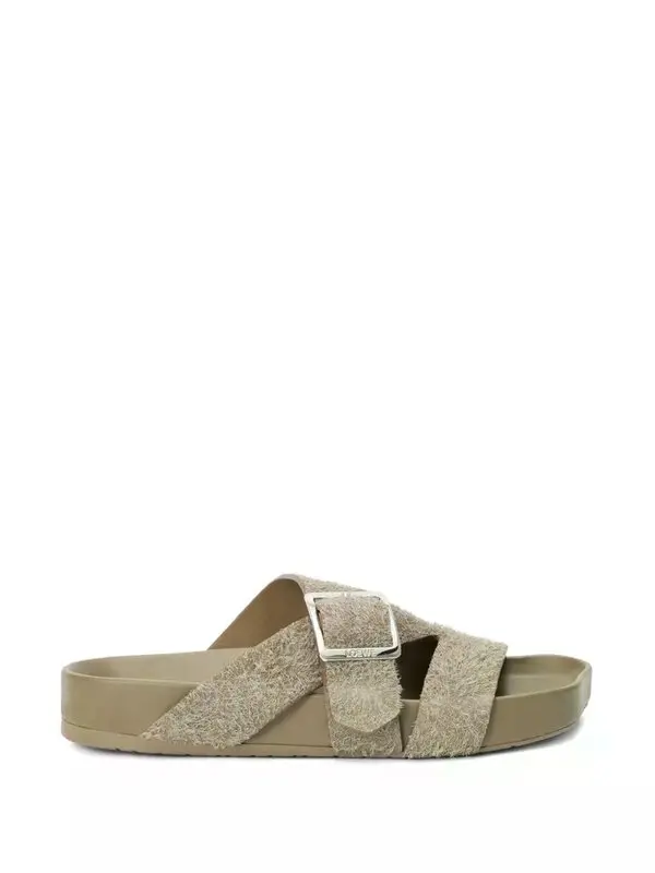 Loewe Buckle Strap Sandals - Neutrals