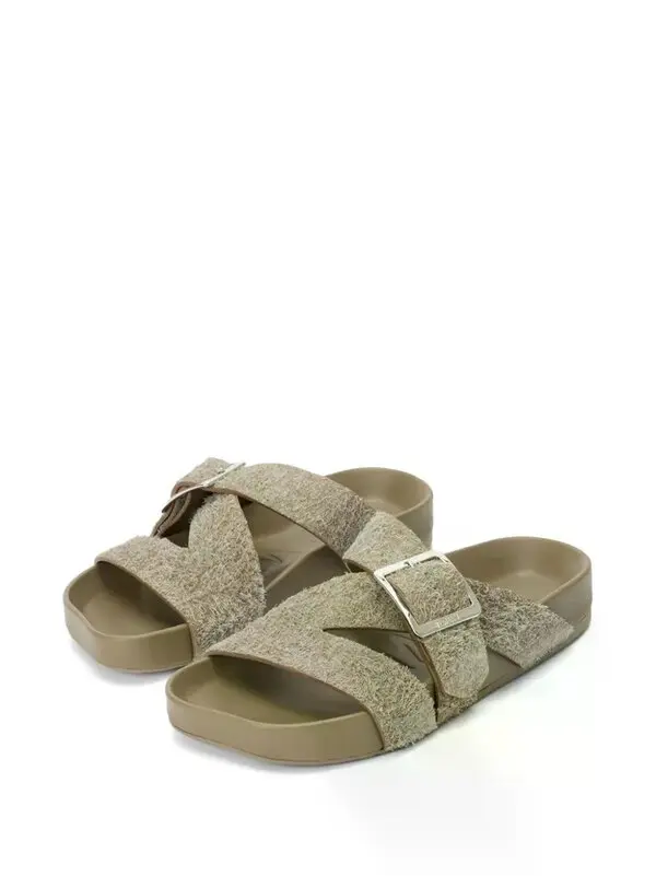 Loewe Buckle Strap Sandals - Neutrals
