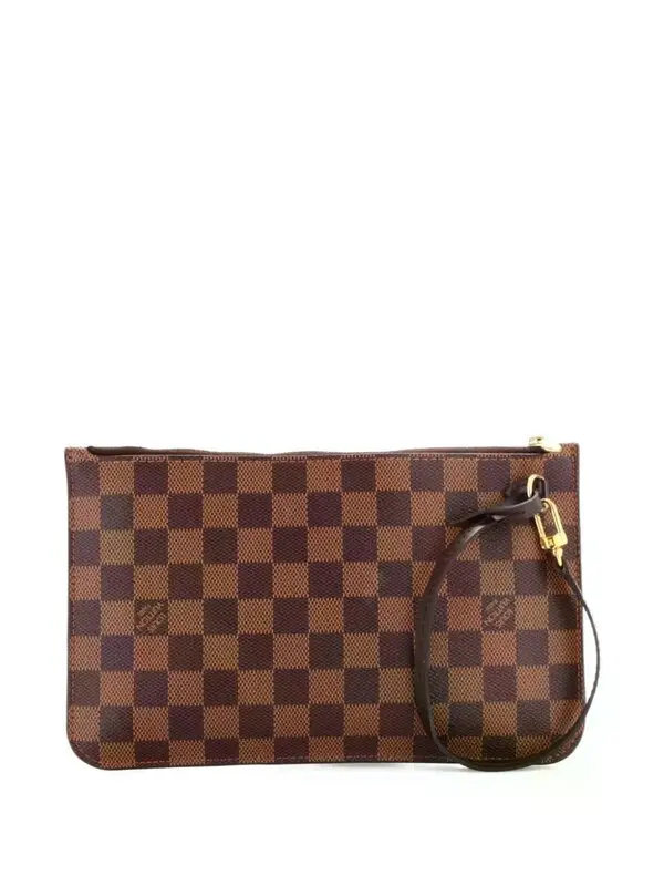 LOUIS VUITTON Neverfull Damier Pochette Large Pouch