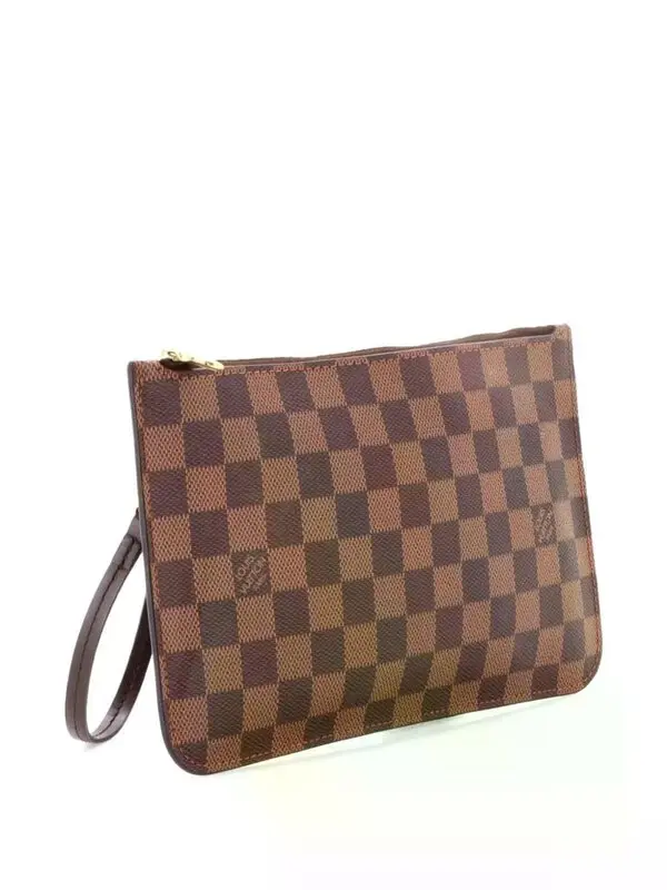 LOUIS VUITTON Neverfull Damier Pochette Large Pouch