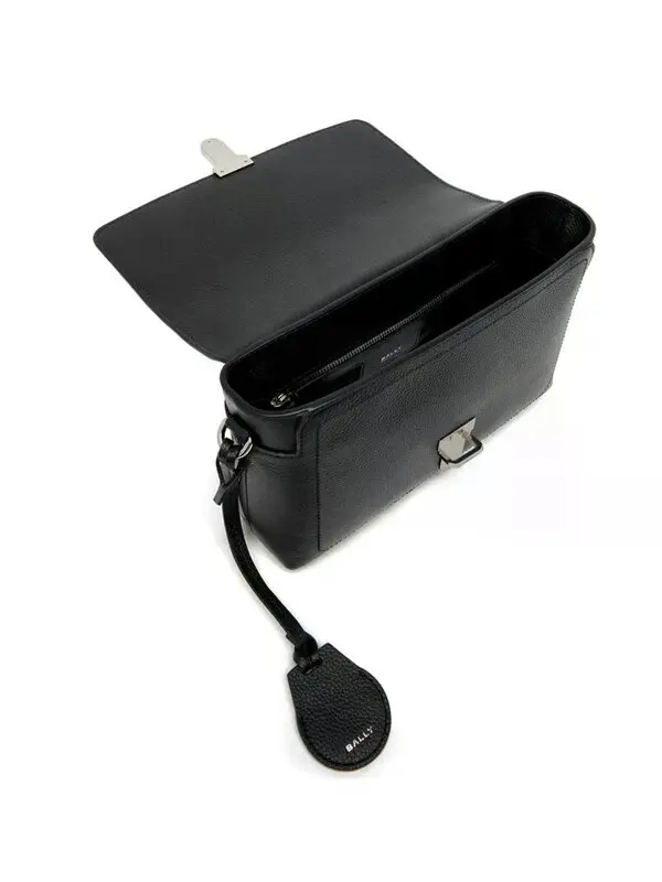 Bally Capitol Grained Leather Messenger Bag