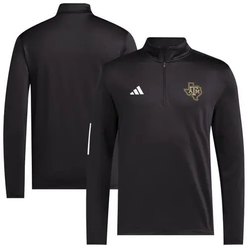 Adidas Texas A&m Aggies Half-zip Golf Jacket