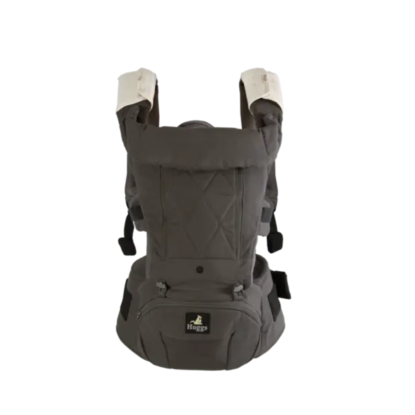 ABIIE Huggs® Baby Hip Carrier With Patented Hipbelt - Charcoal Grey