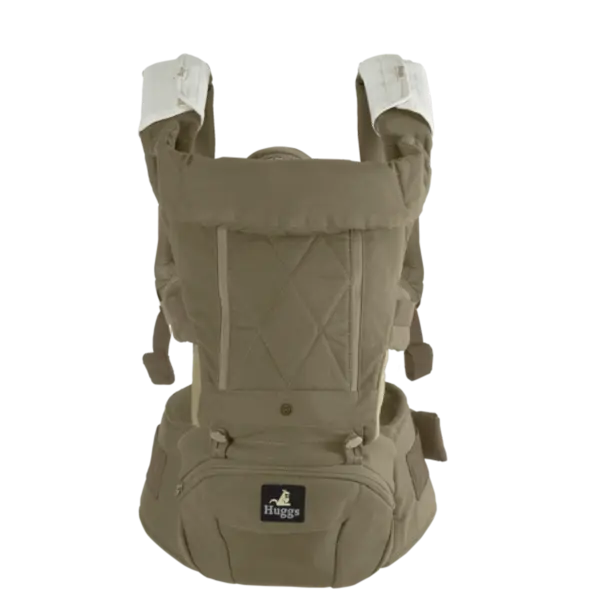 ABIIE Huggs® Baby Hip Carrier With Patented Hipbelt - Khaki Sand