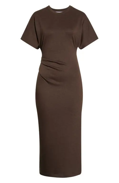 Vince Side Ruched Midi Dress - Willow