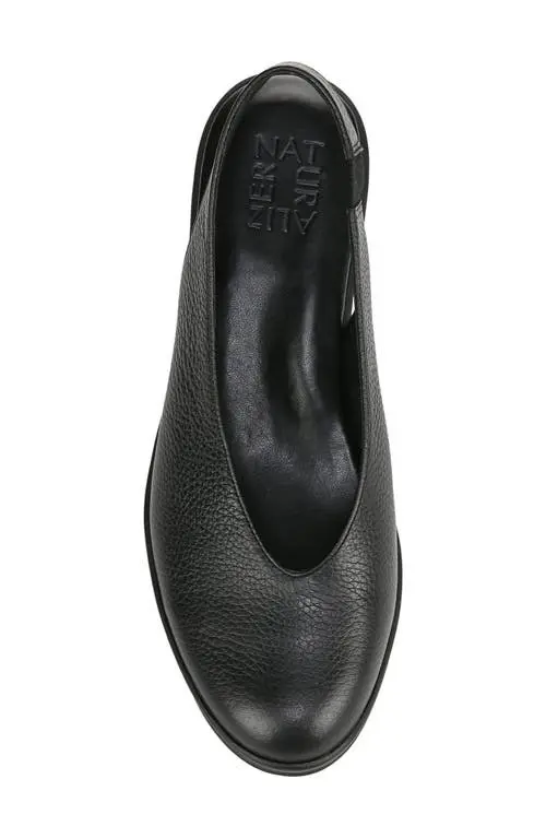 Naturalizer Sutton Slingback Platform Wedge Pumps - Black/black