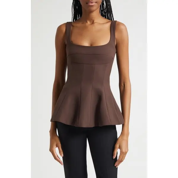 Stine Goya Sleeveless Peplum Top