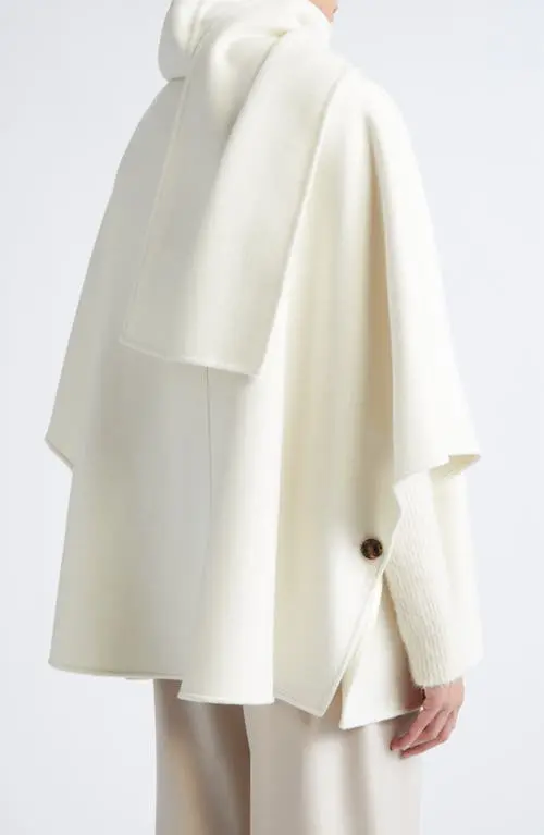 Max Mara Blasone Cashmere Cape - White