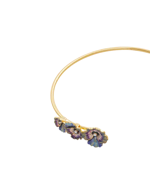 FABLE ENGLAND Pansy & Pearl Bangle