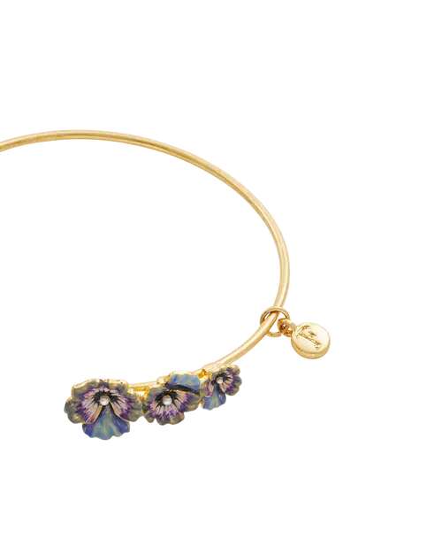 FABLE ENGLAND Pansy & Pearl Bangle