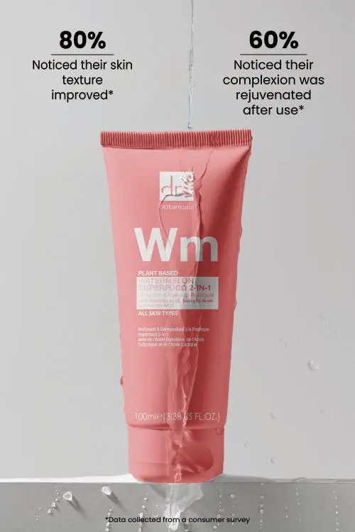 DR BOTANICALS Watermelon Superfood 2-in-1 Cleanser And Makeup Remover