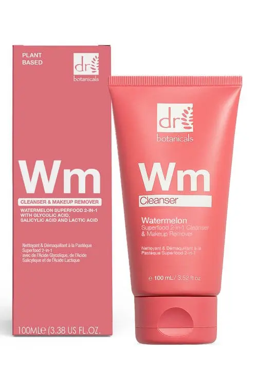 DR BOTANICALS Watermelon Superfood 2-in-1 Cleanser And Makeup Remover