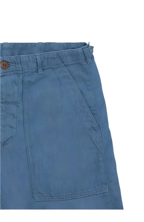 FORTELA Denim Fatigue Trousers - Sky