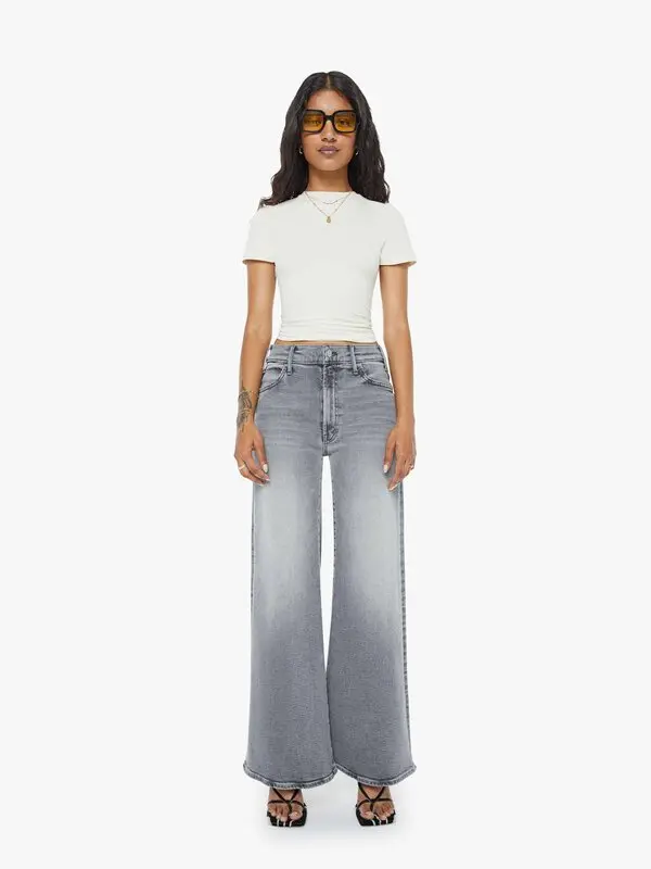 MOTHER The Lil Hustler Roller Skimp Catch Me Outside Jeans - Grey