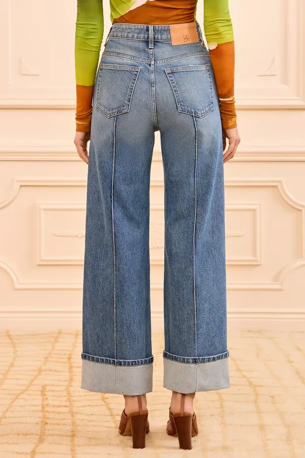 Ulla Johnson The Genevieve Stretch Pintuck Jean